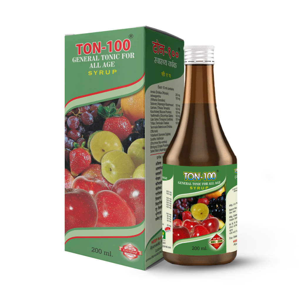 TON-100 SYRUP - Dhavantary Health Care
